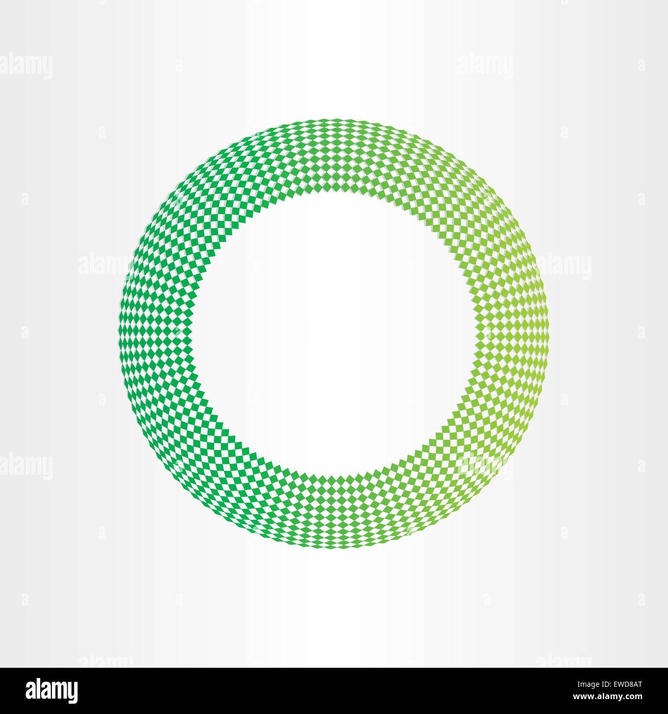 abstract green circle background with squares Stock Vector Image & Art ...