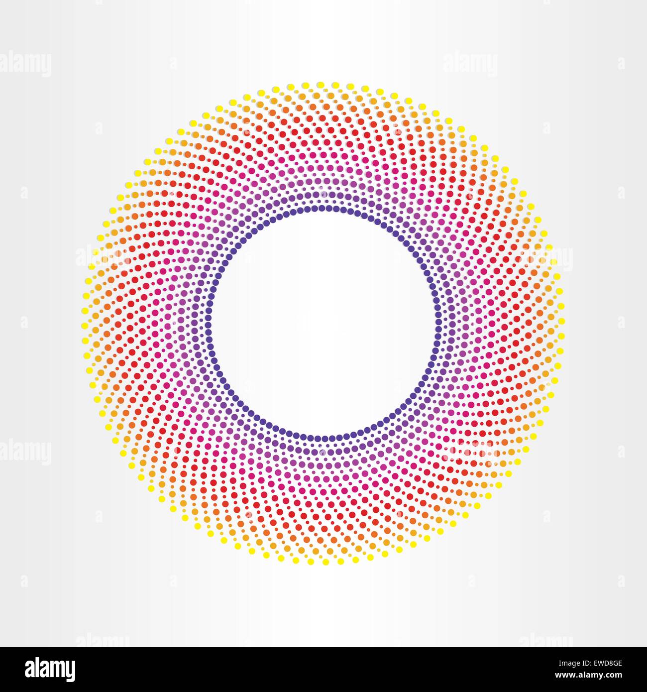 colorful abstract background with circle halftones Stock Vector Image ...