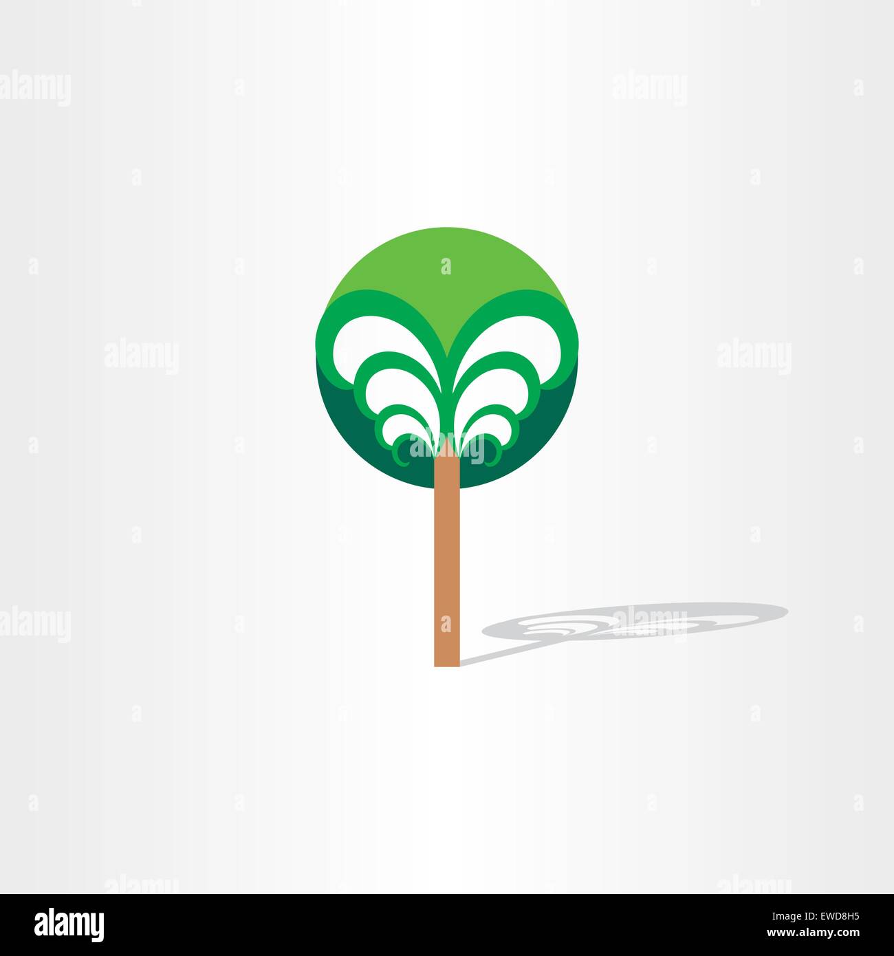 fantasy tree stylized design element Stock Vector Image & Art - Alamy