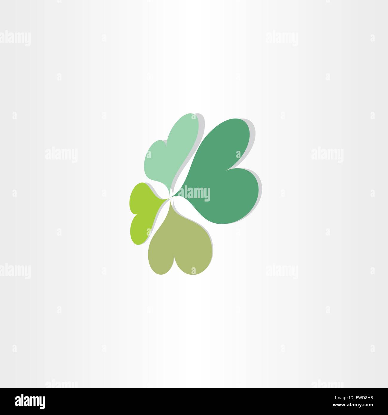 four leafs clover luck symbol design Stock Vector Image & Art - Alamy