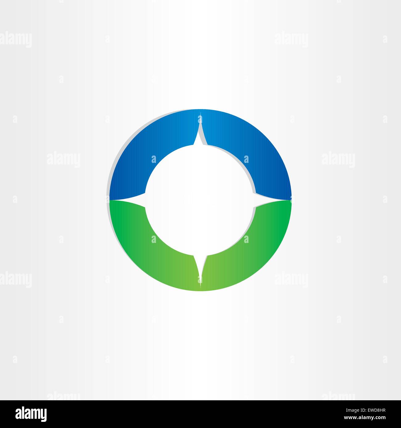 green blue compass icon design Stock Vector Image & Art - Alamy