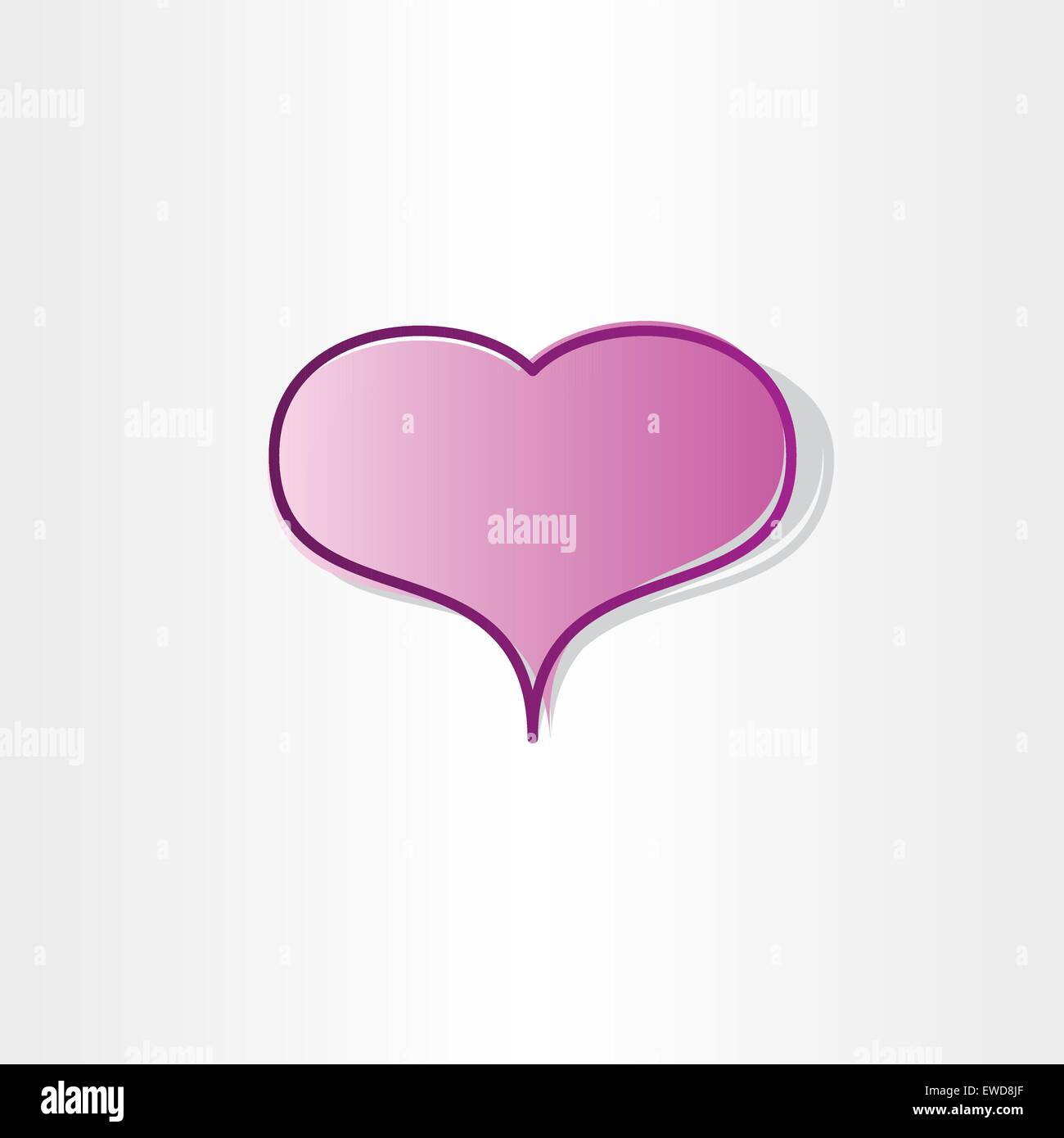 Love icon design hi-res stock photography and images - Alamy