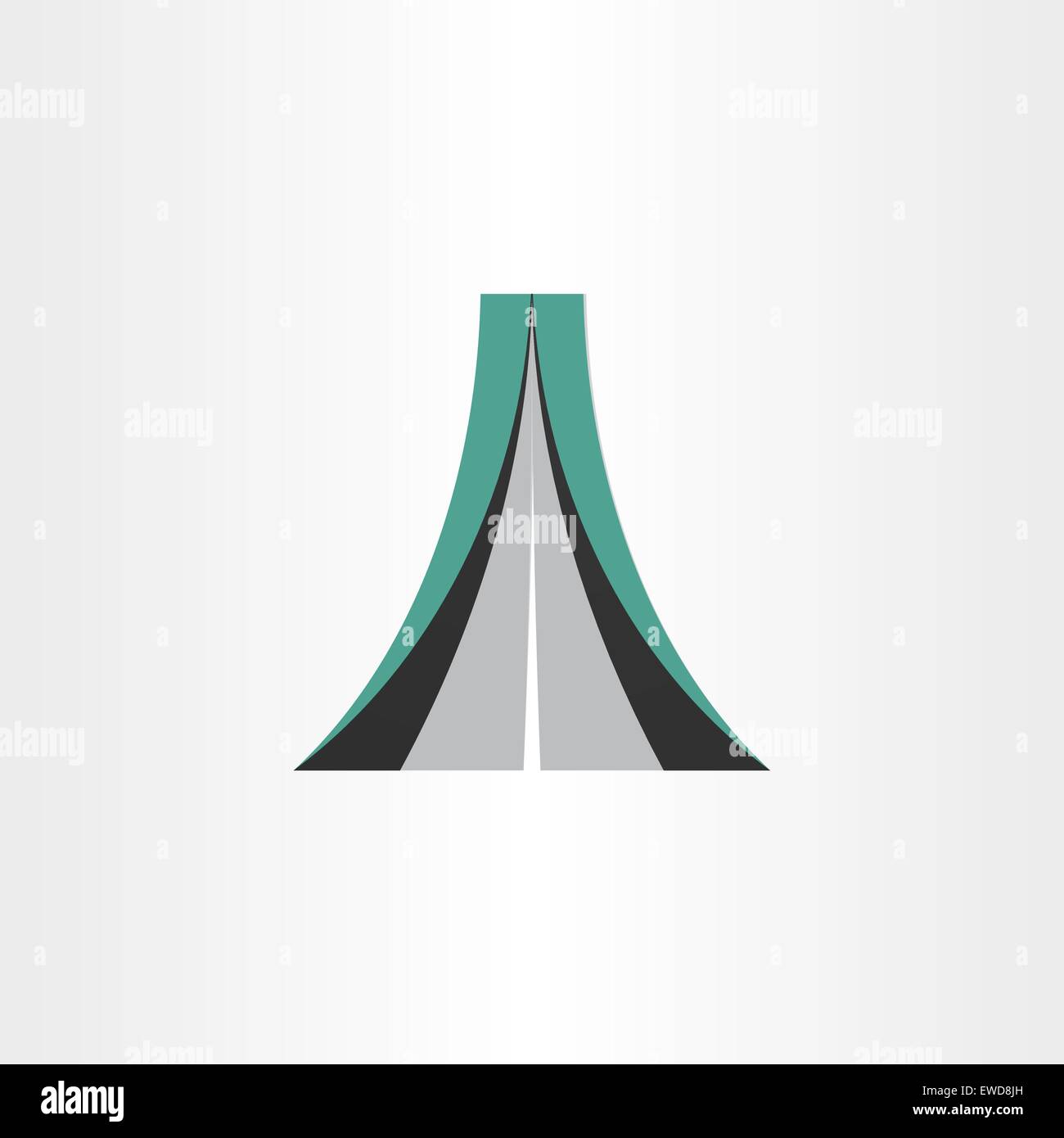 Road highway icon abstract design hi-res stock photography and images ...