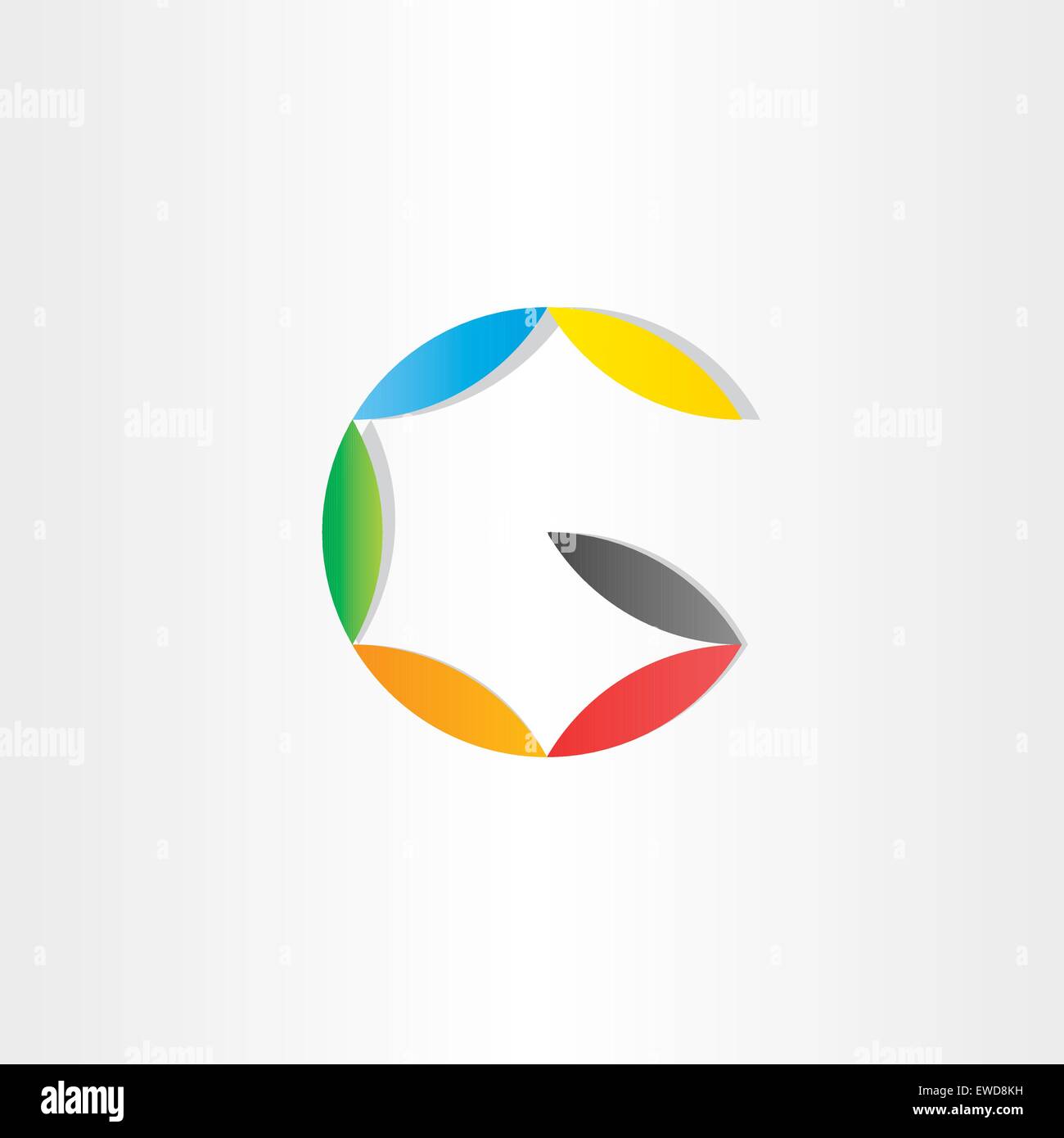 letter g colorfull symbol design Stock Vector Image & Art - Alamy