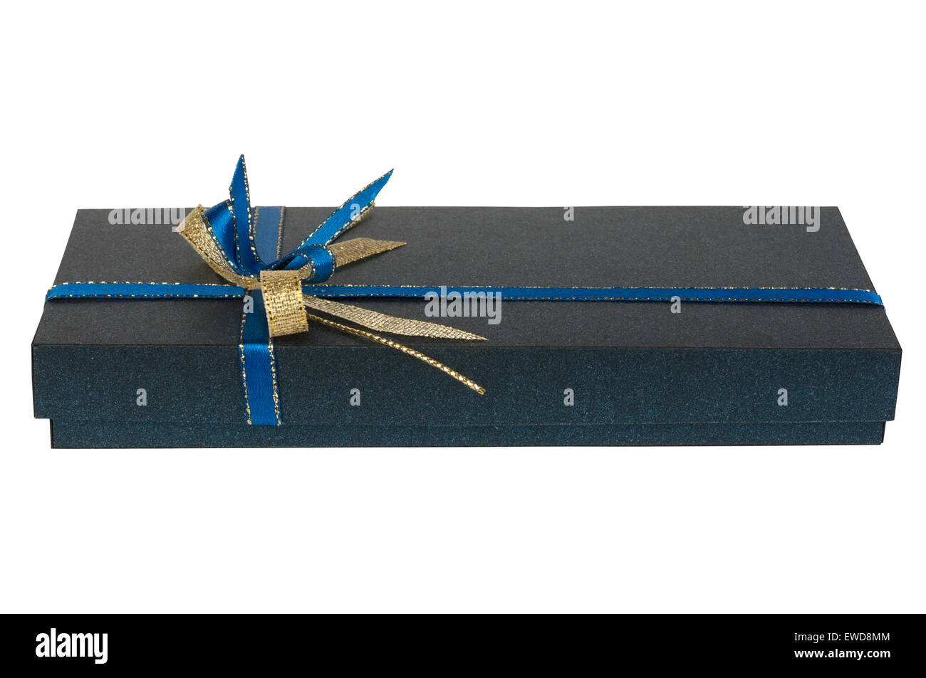 Gift box, closed, isolated on white background Stock Photo - Alamy