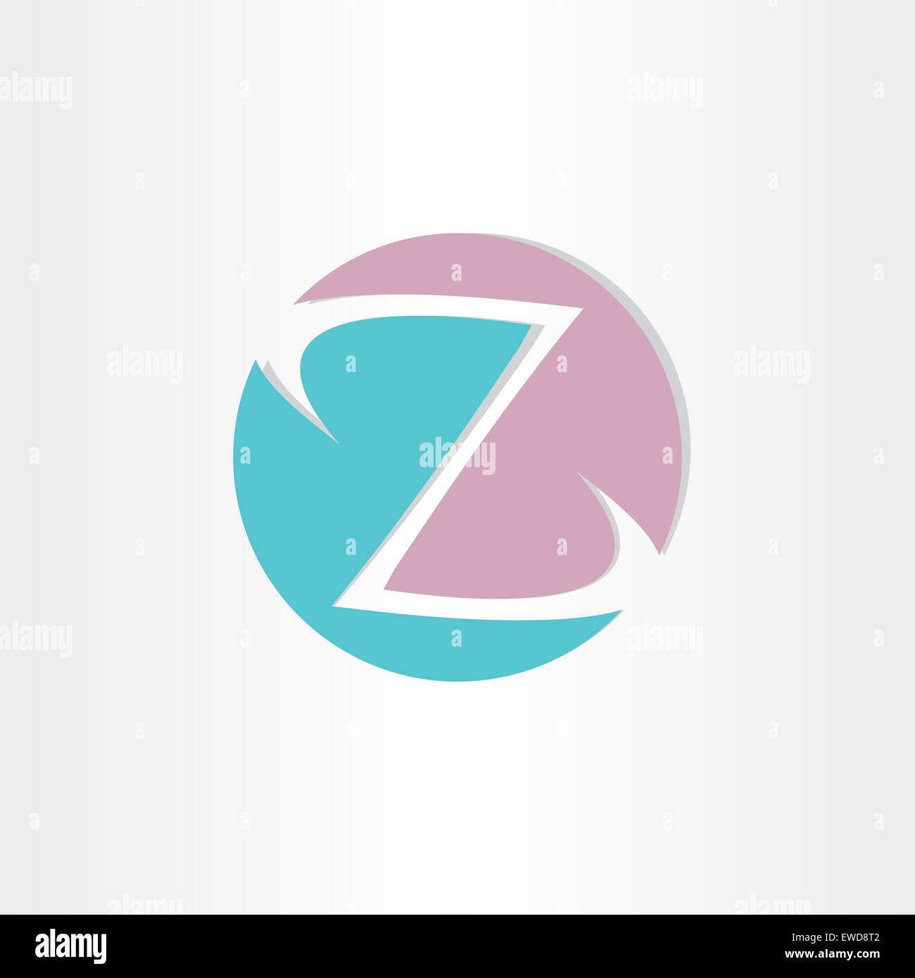 letter z in circle vector icon Stock Vector Image & Art - Alamy