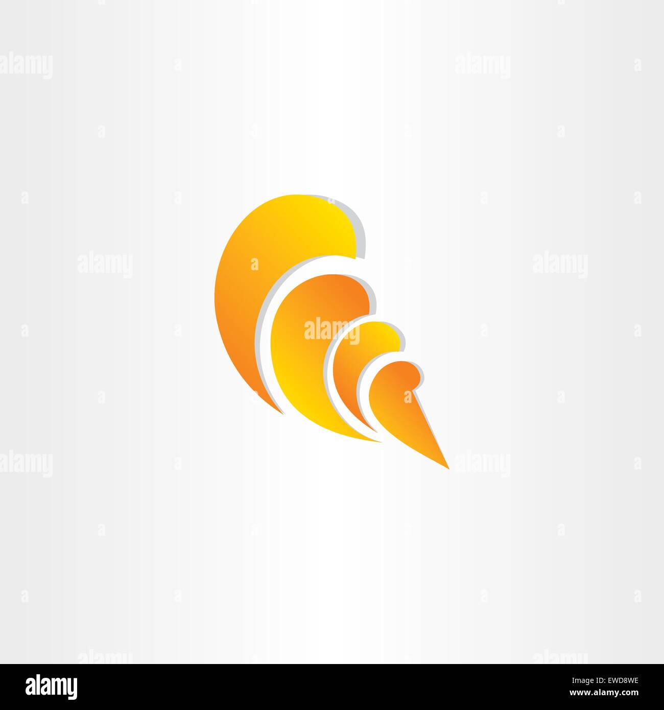 sea shell stylized symbol design Stock Vector Image & Art - Alamy