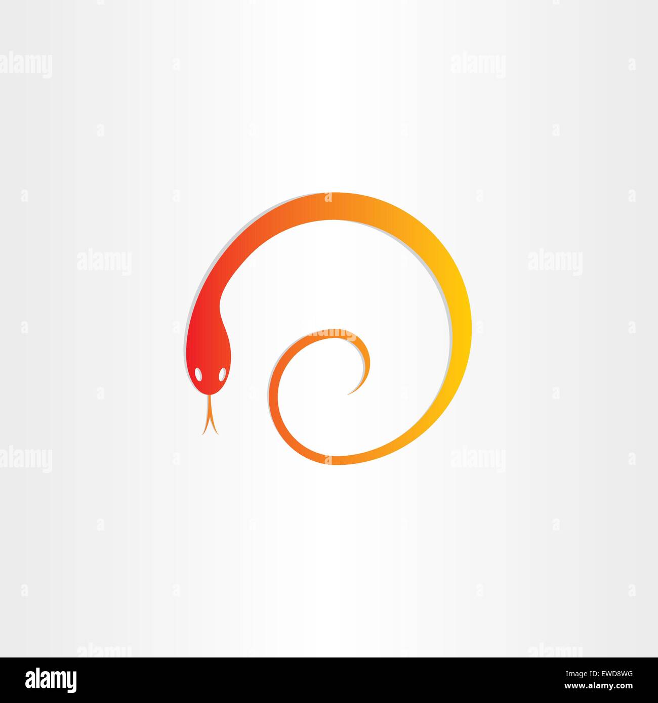 snake in spiral pharmacy symbol design Stock Vector Image & Art - Alamy