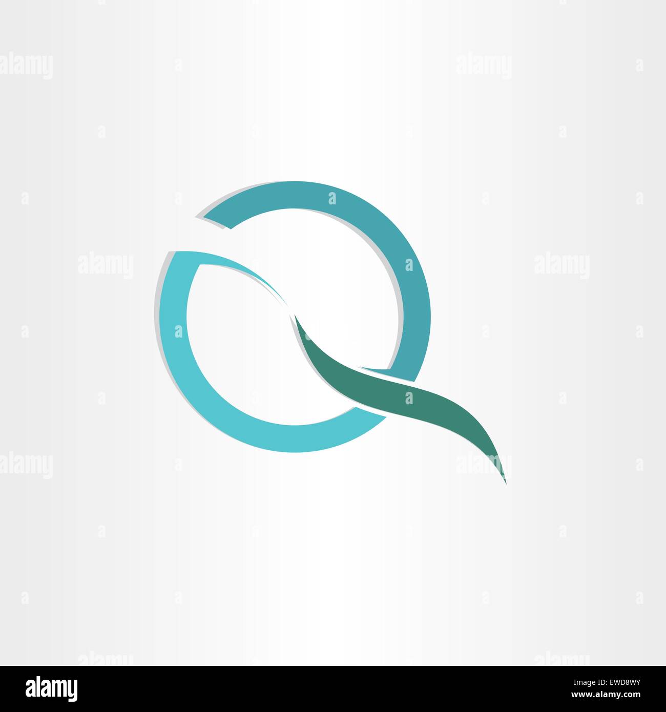 stylized letter q business symbol design Stock Vector Image & Art - Alamy