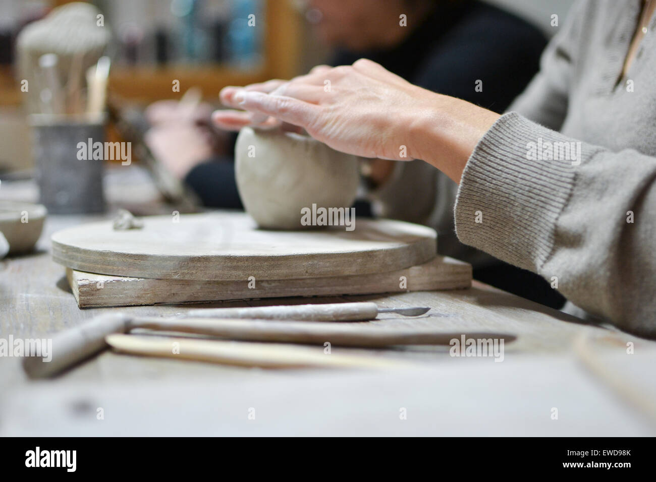Pottery tools hi-res stock photography and images - Alamy