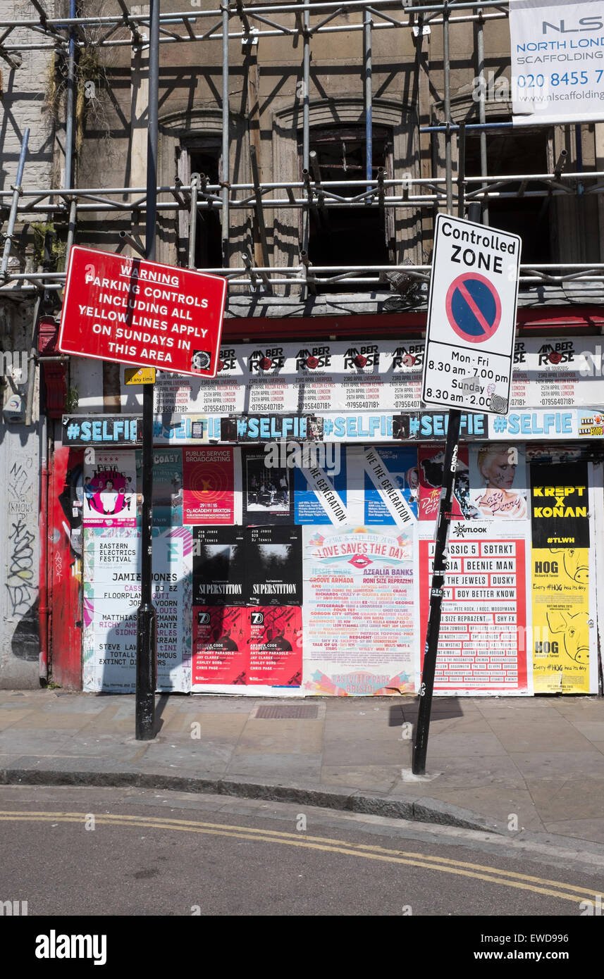 Building Development and Street Signs in Shoreditch London Stock Photo ...