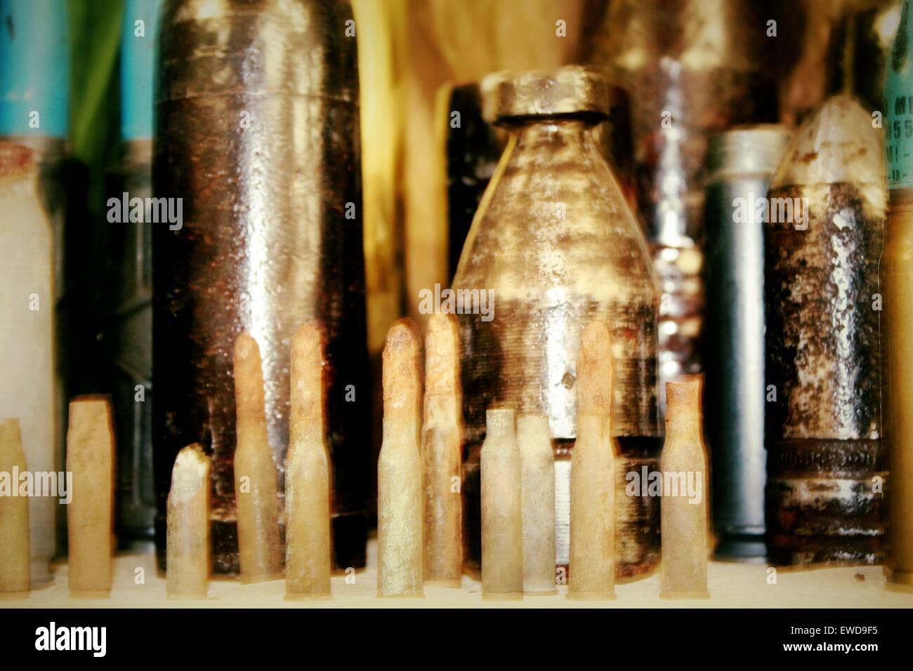 ancient bombs of World War II Stock Photo - Alamy