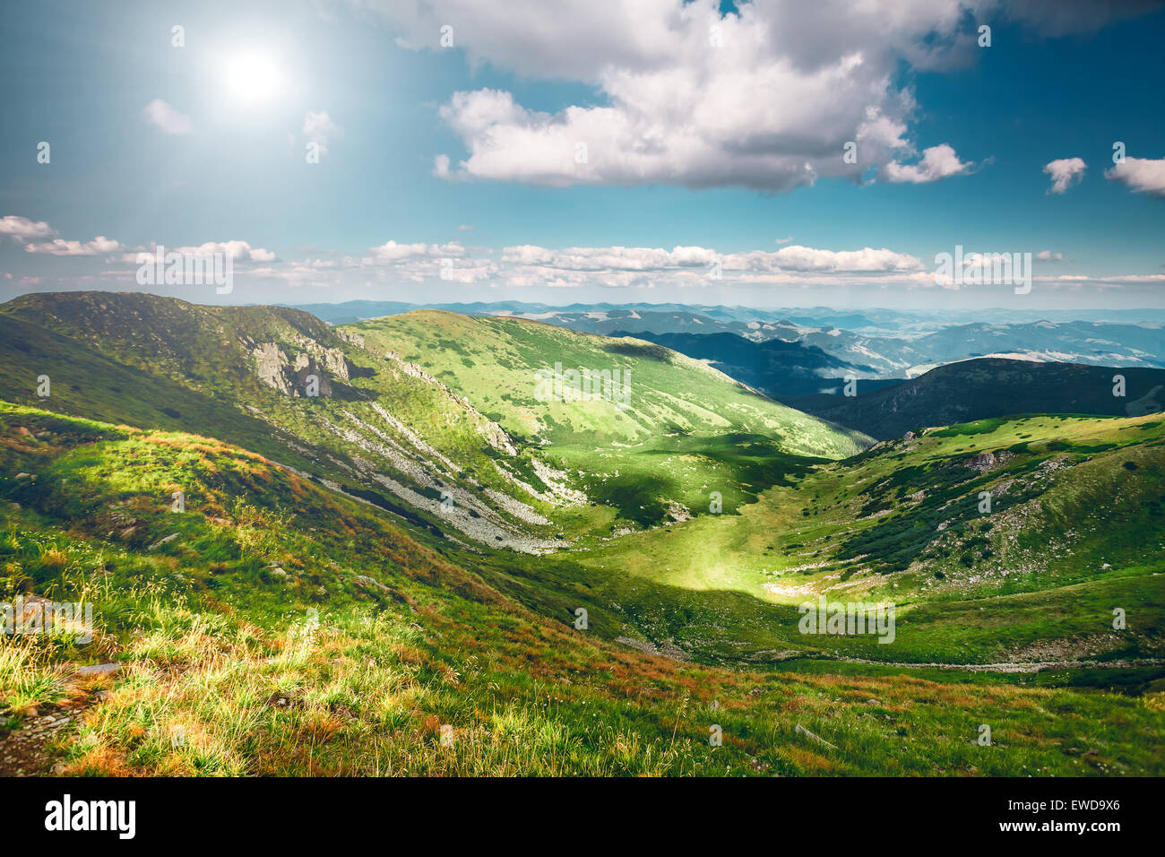 Mountain landscape in summer Stock Photo - Alamy