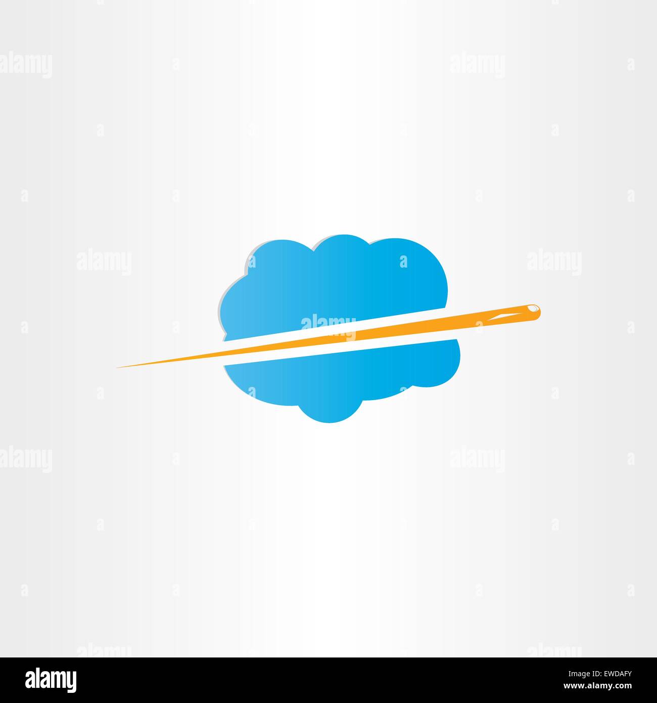 Through clouds Stock Vector Images - Alamy