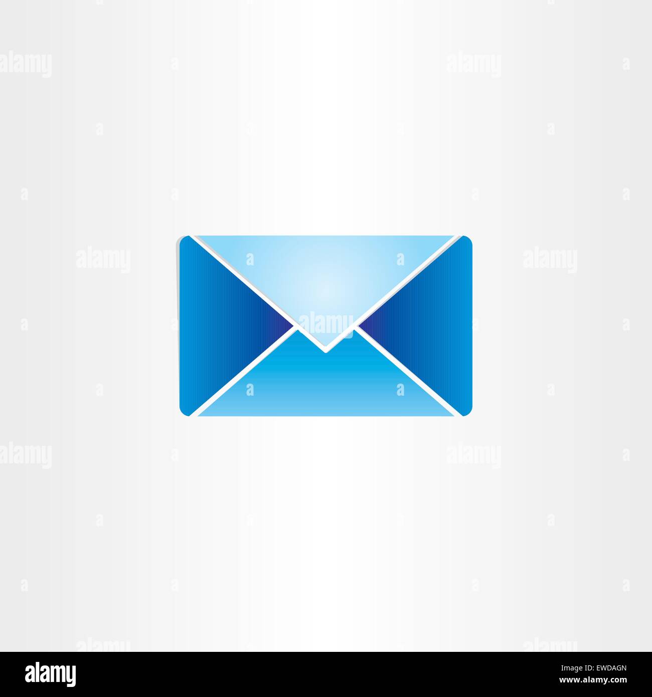 blue letter envelope mail symbol design Stock Vector Image & Art - Alamy