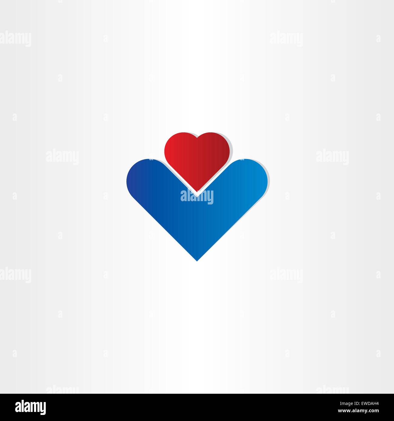 Heart icon design hi-res stock photography and images - Alamy