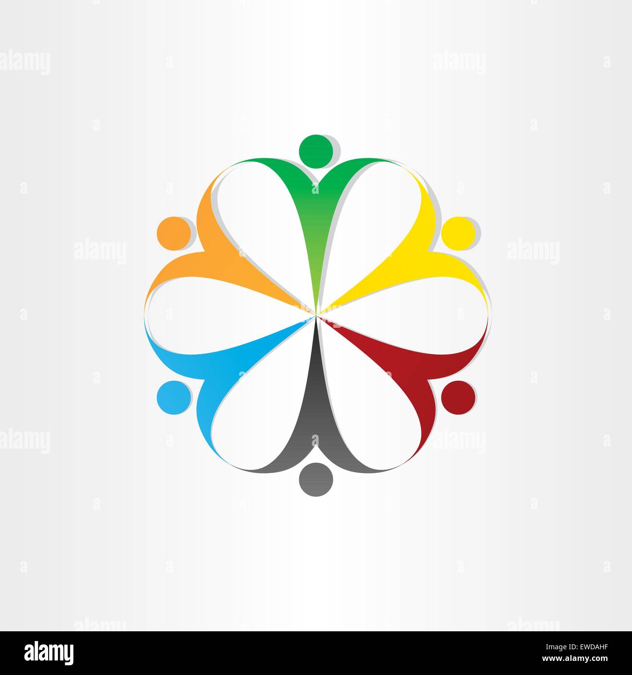 Teamwork symbol hi-res stock photography and images - Alamy