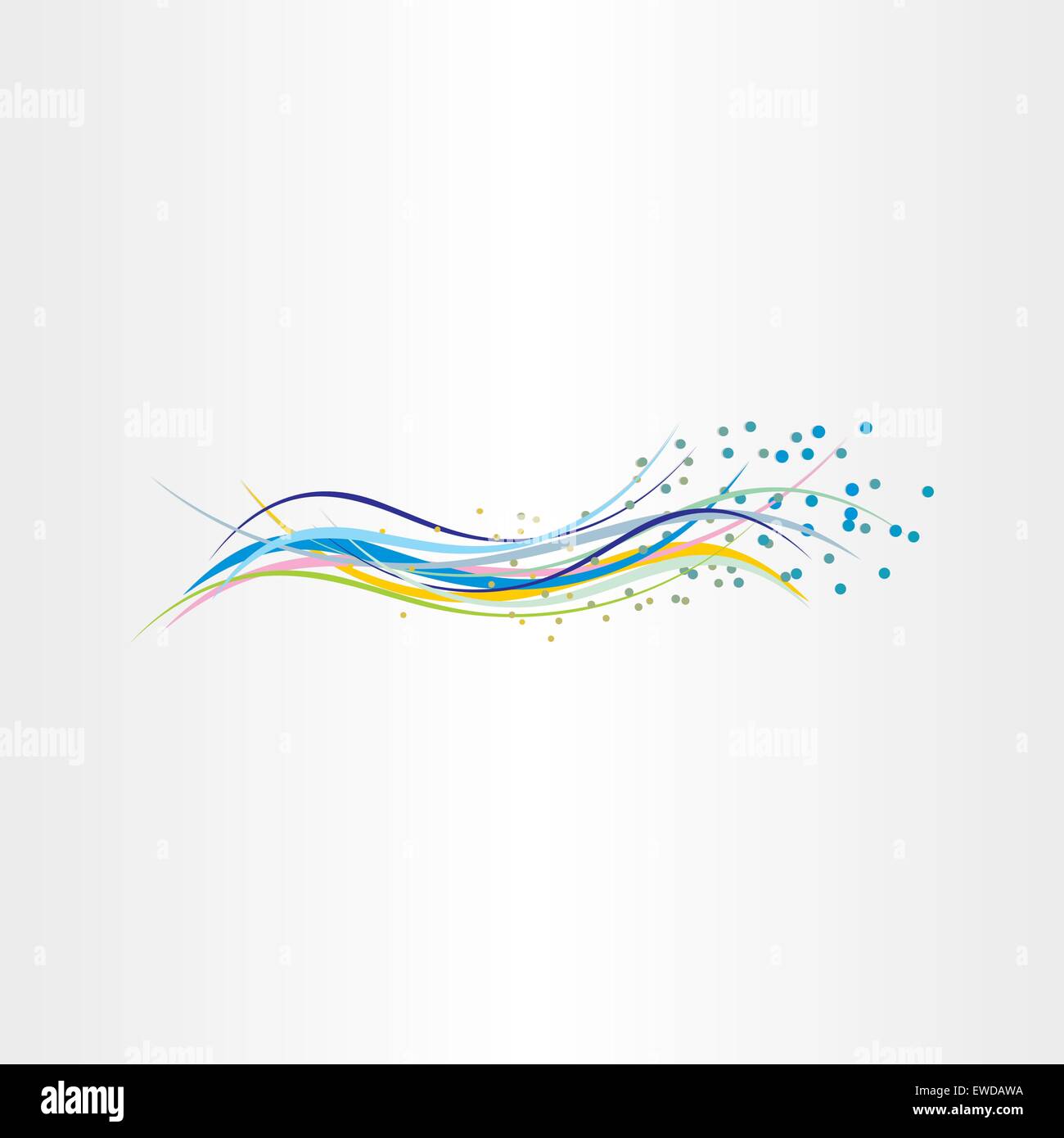 color water waves with bubbles abstract vector background Stock Vector ...