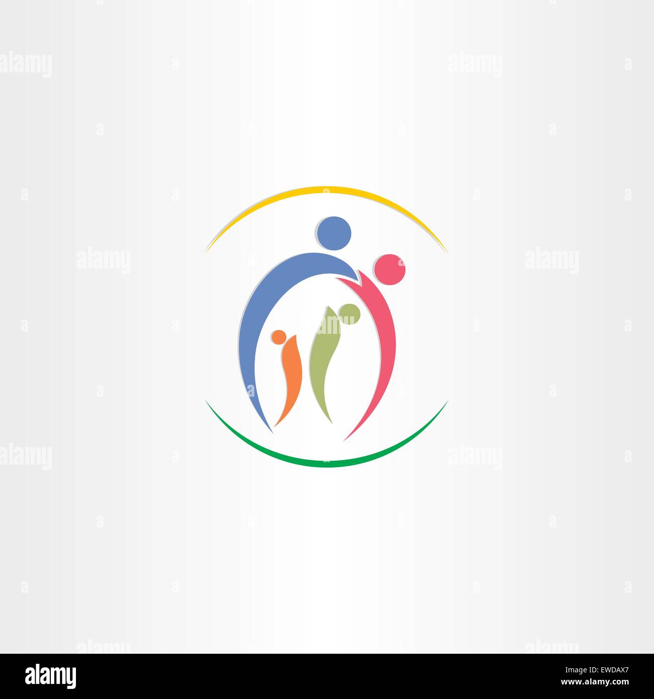 Family love vector hi-res stock photography and images - Alamy