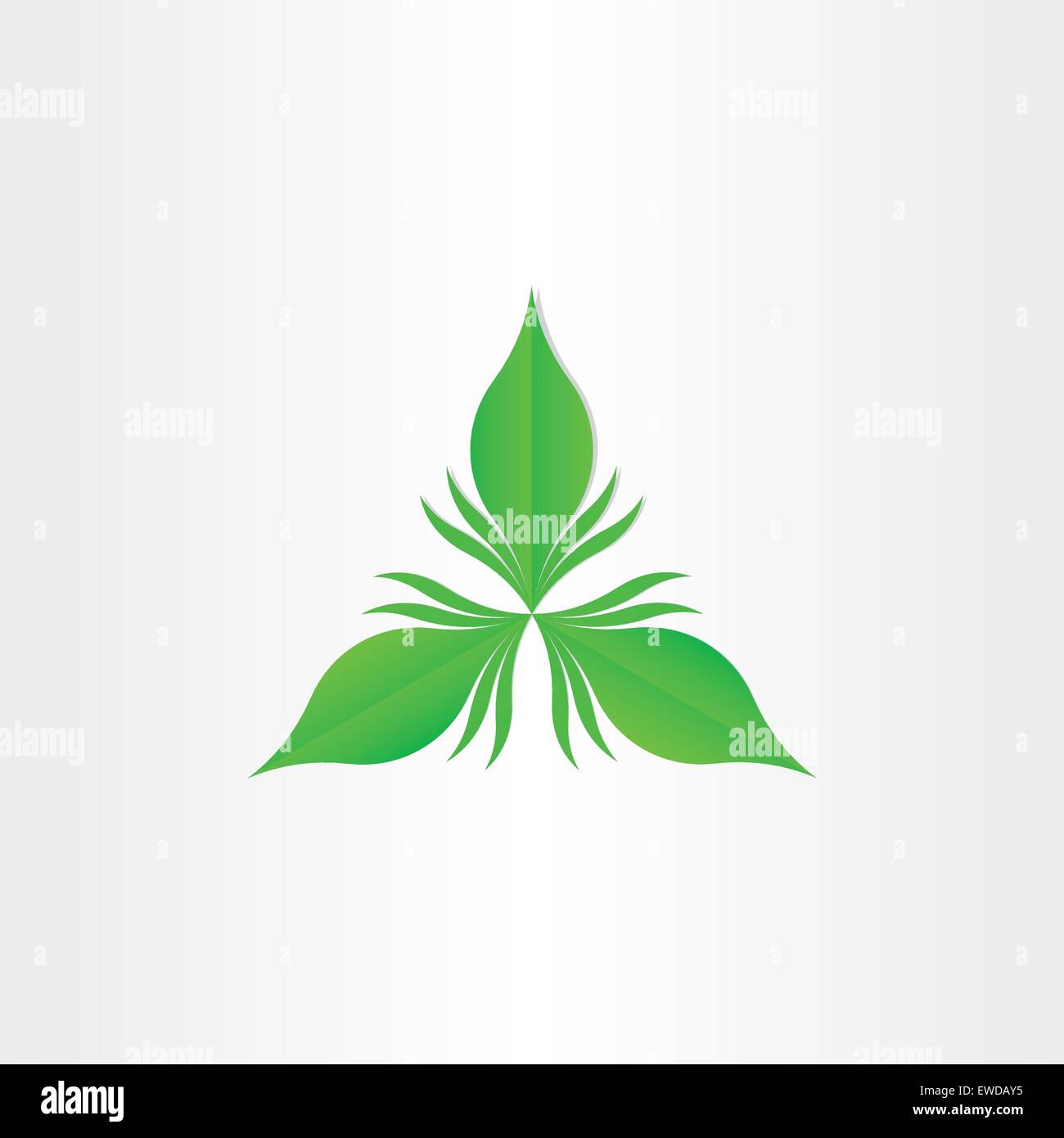 Leaf abstract vector Stock Vector Images - Alamy