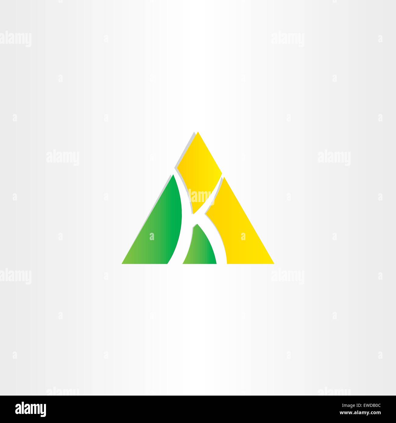 letter k triangle icon design Stock Vector Image & Art - Alamy