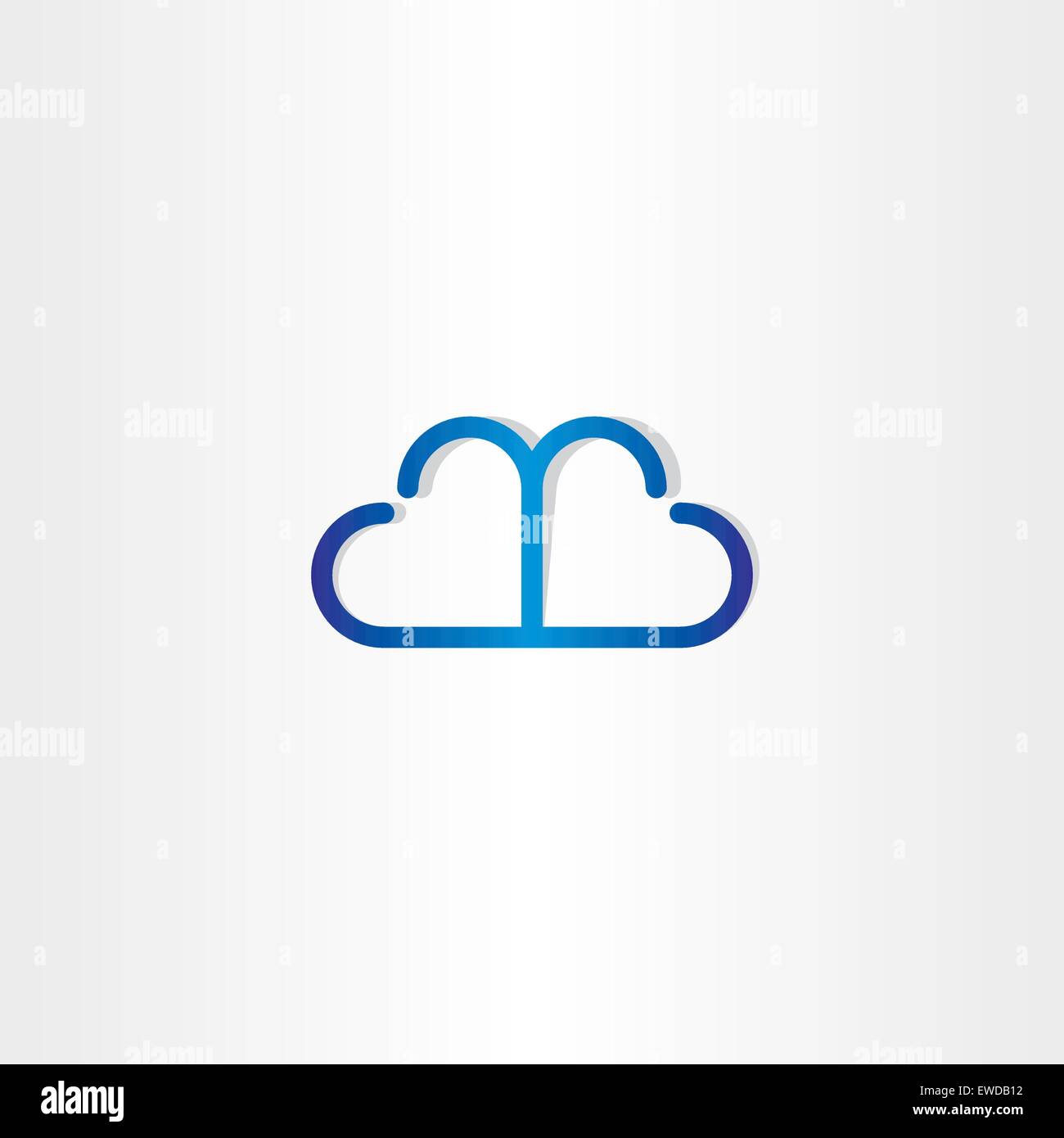 Line cloud hi-res stock photography and images - Alamy