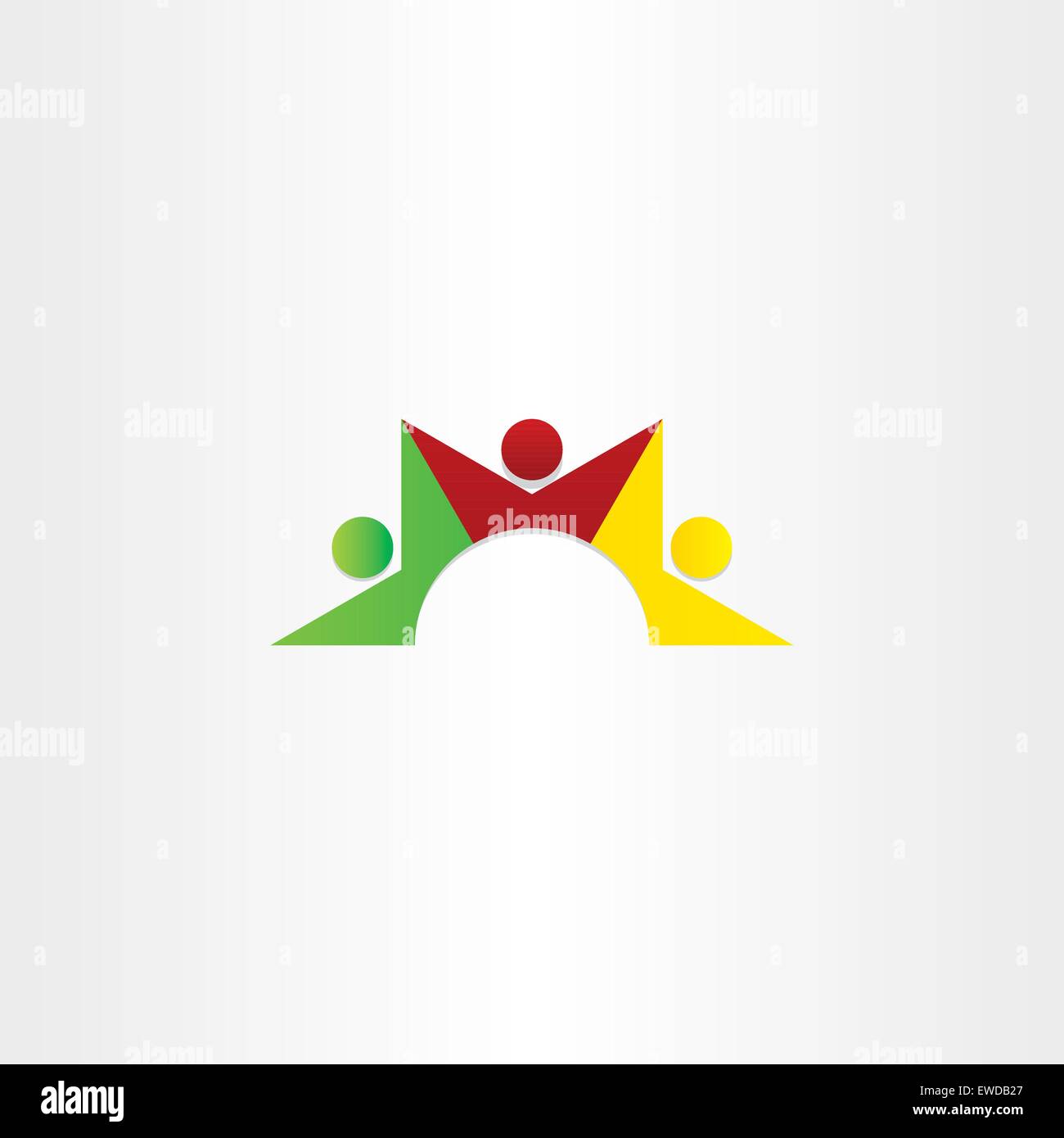 Teamwork icon hi-res stock photography and images - Alamy