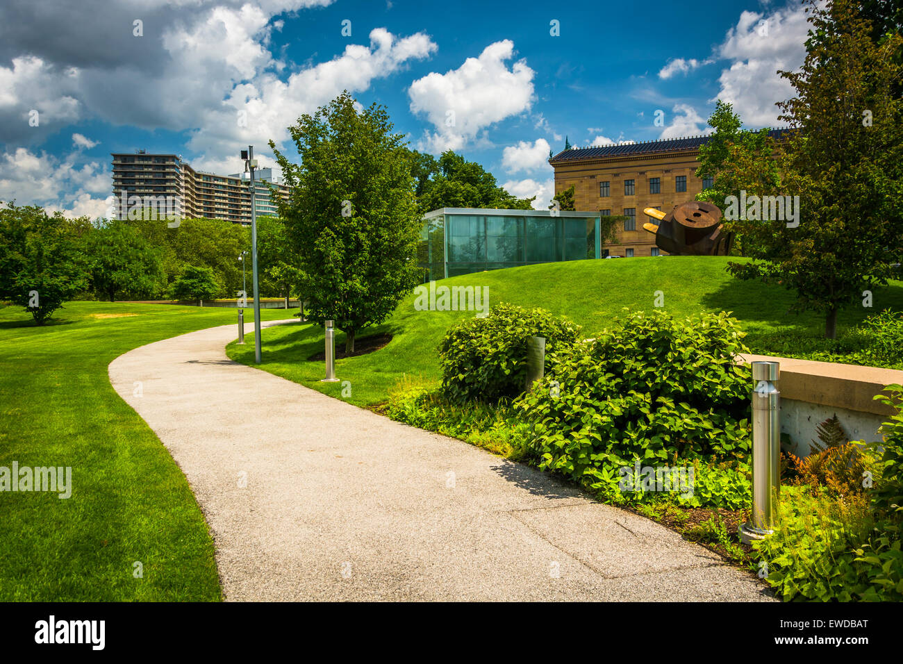 Walkway at Fairmount Park in Philadelphia, Pennsylvania Stock Photo - Alamy
