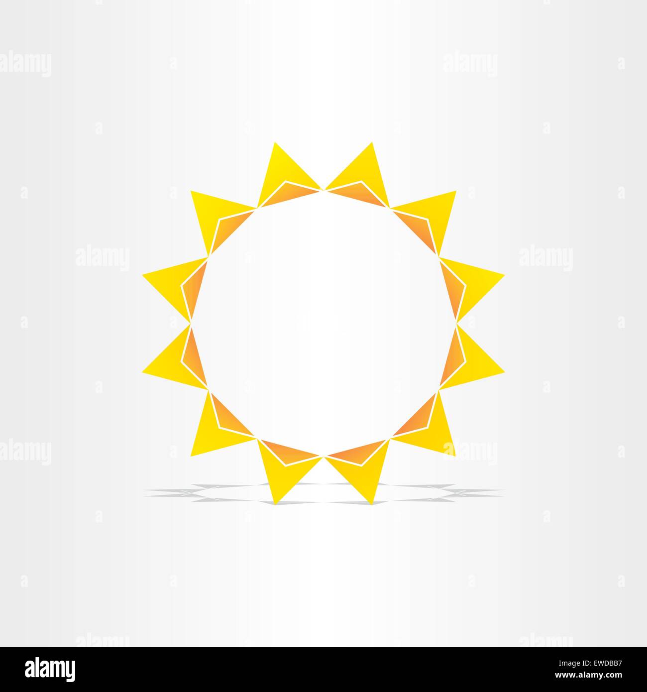 stylized sun rays hot energy icon design Stock Vector Image & Art - Alamy