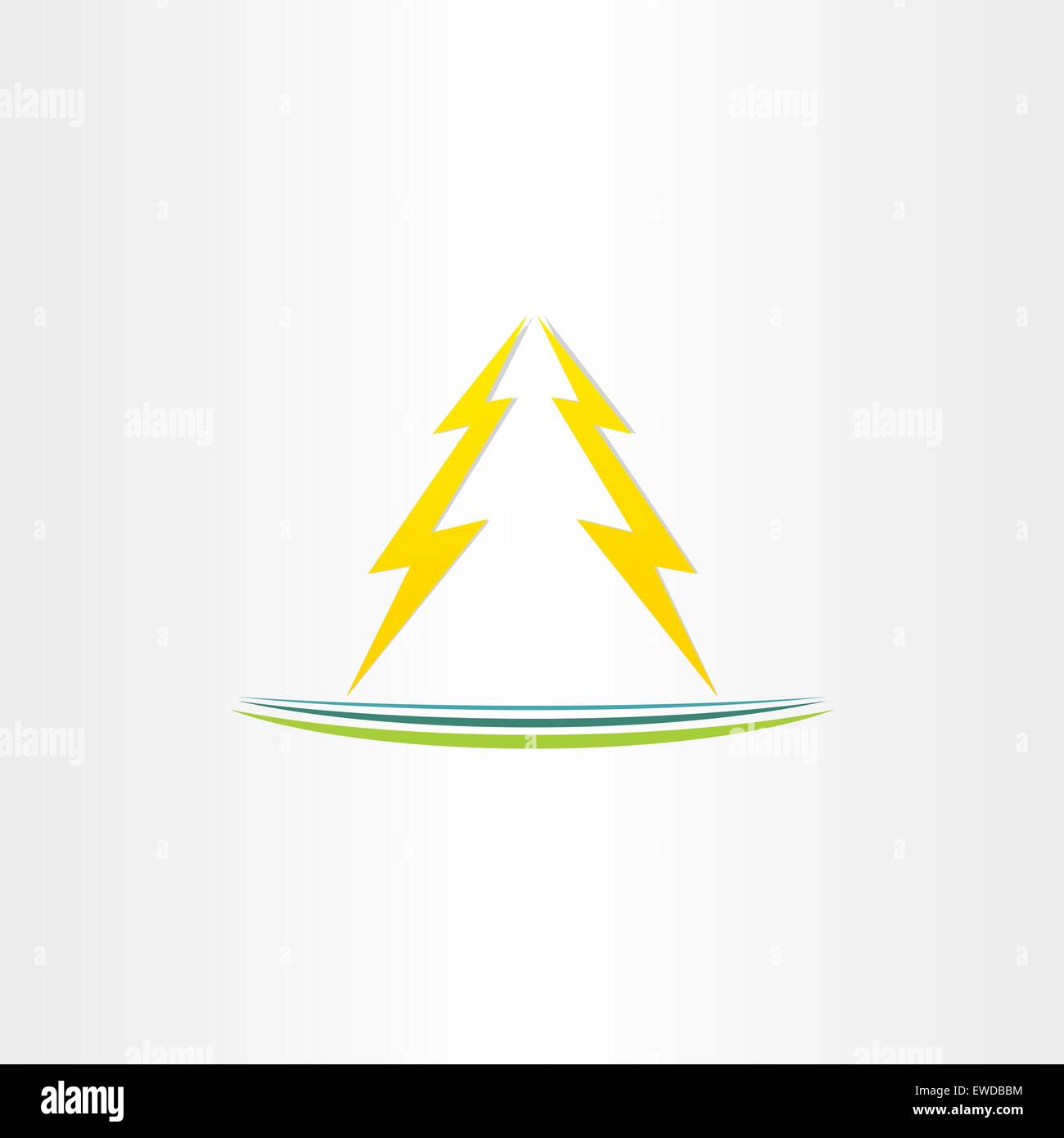 thunder symbol abstract vector design Stock Vector Image & Art - Alamy