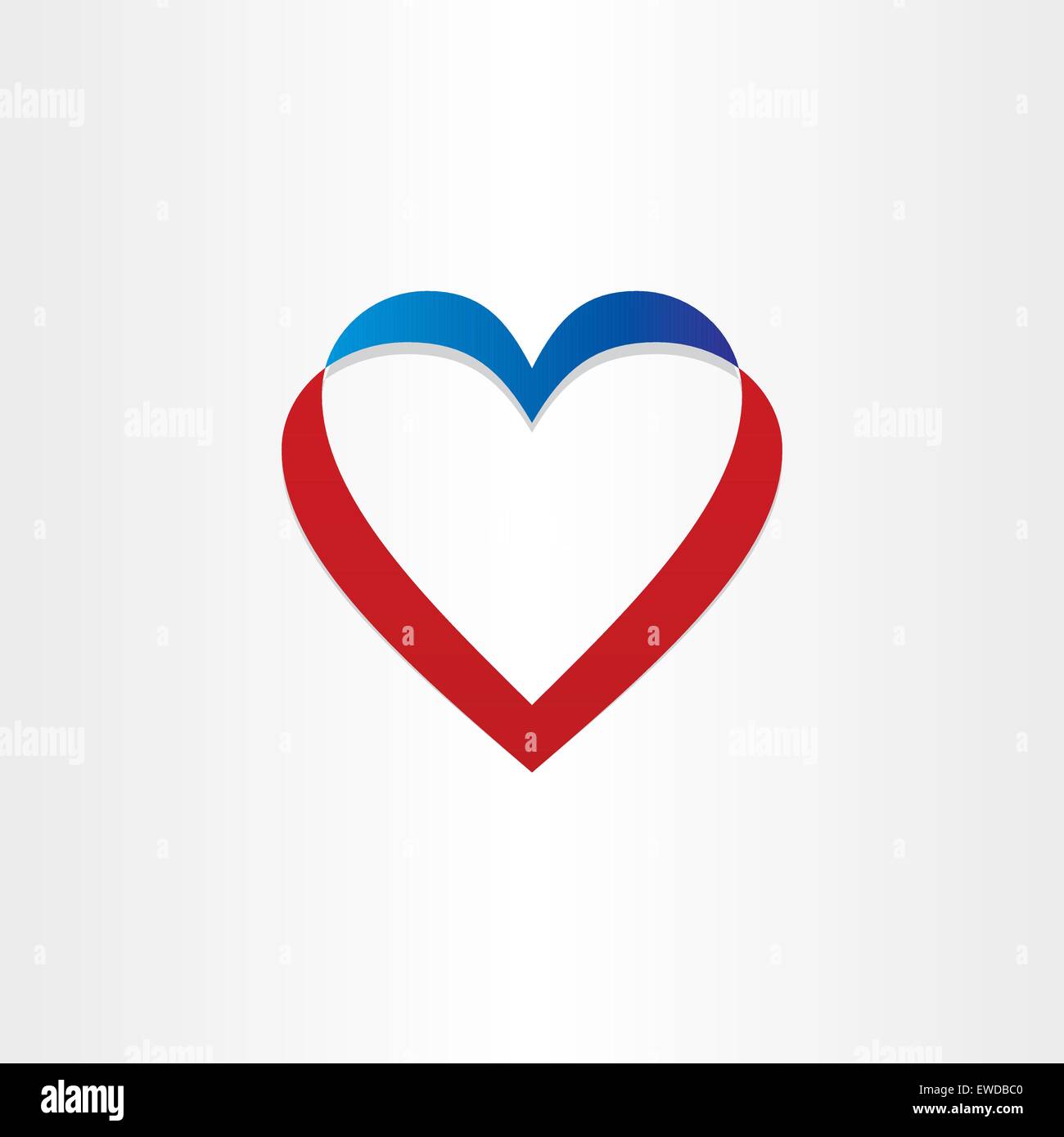 twisted heart vector symbol design Stock Vector Image & Art - Alamy