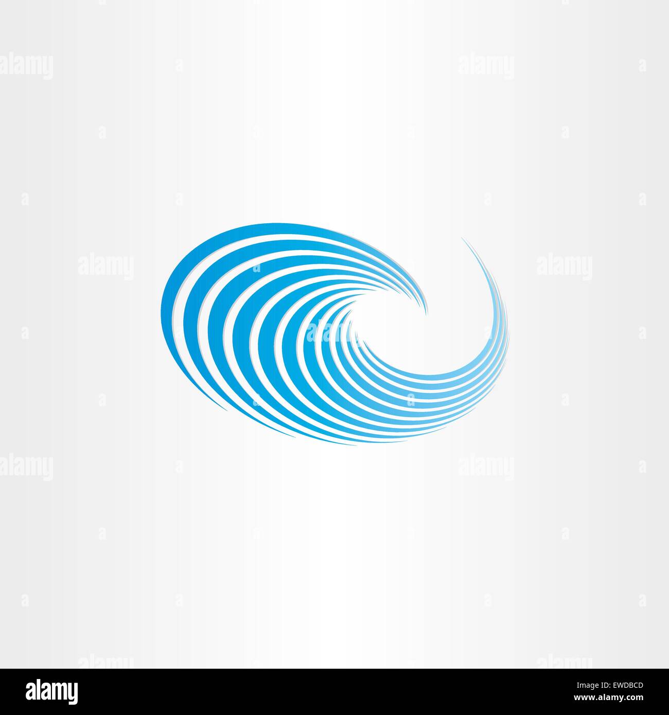 water wave blue sign design Stock Vector Image & Art - Alamy