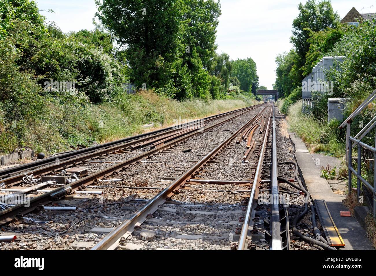 Rail lines hi-res stock photography and images - Alamy