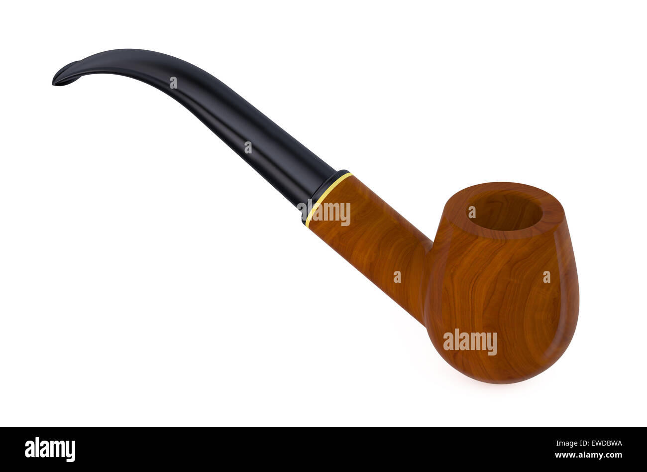 Old pipe isolated smoking hi-res stock photography and images - Alamy