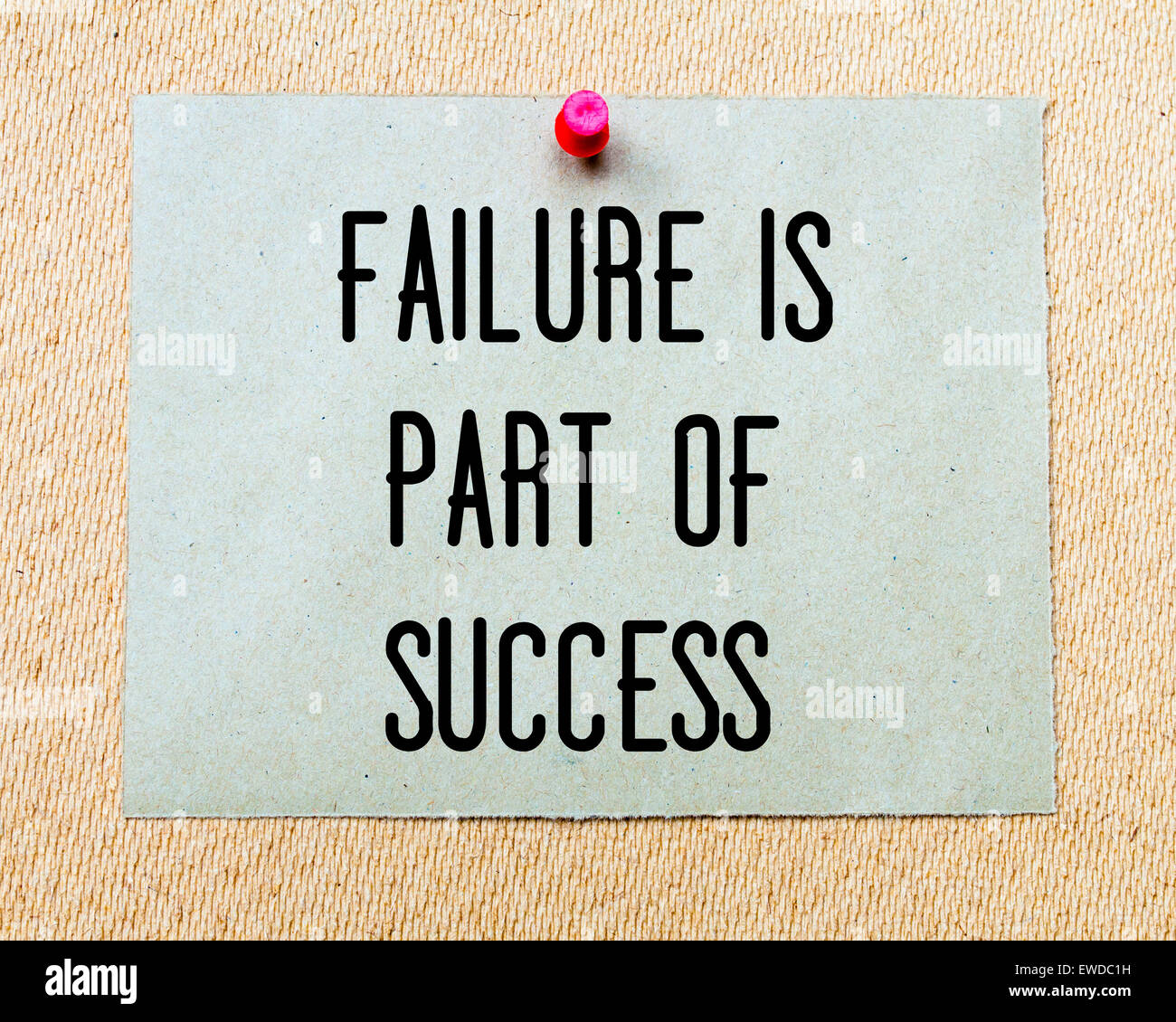 Failure is part of success hi-res stock photography and images - Alamy