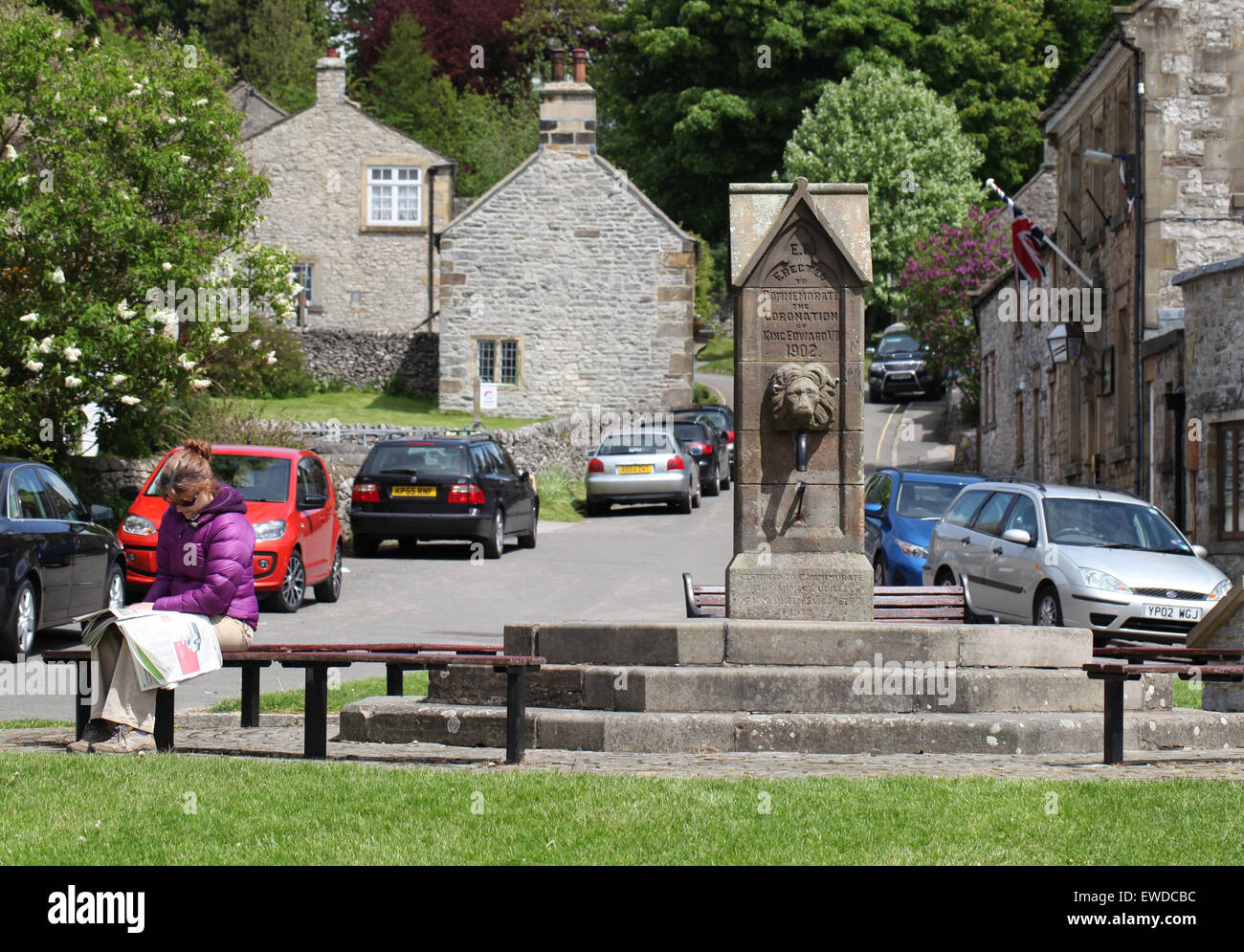 Hartington village in the Peak District National Park Stock Photo - Alamy