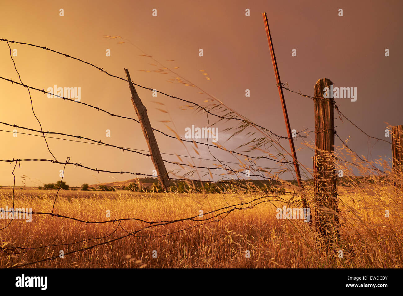 Old broken fence hi-res stock photography and images - Alamy