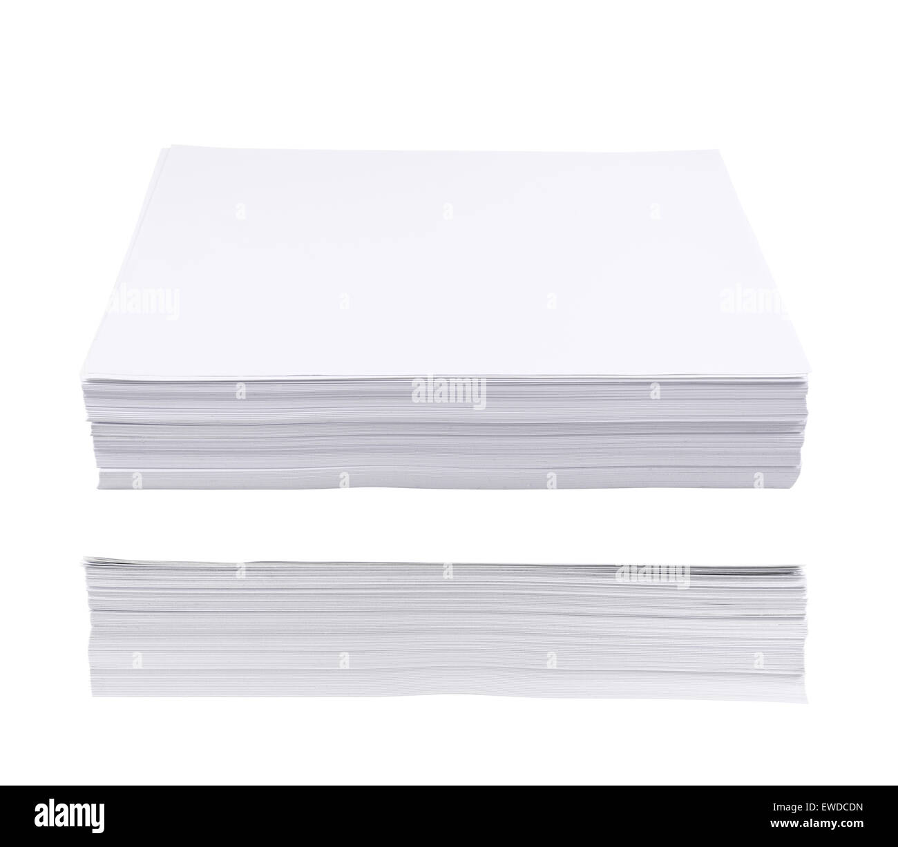A4 paper stack Cut Out Stock Images & Pictures - Alamy