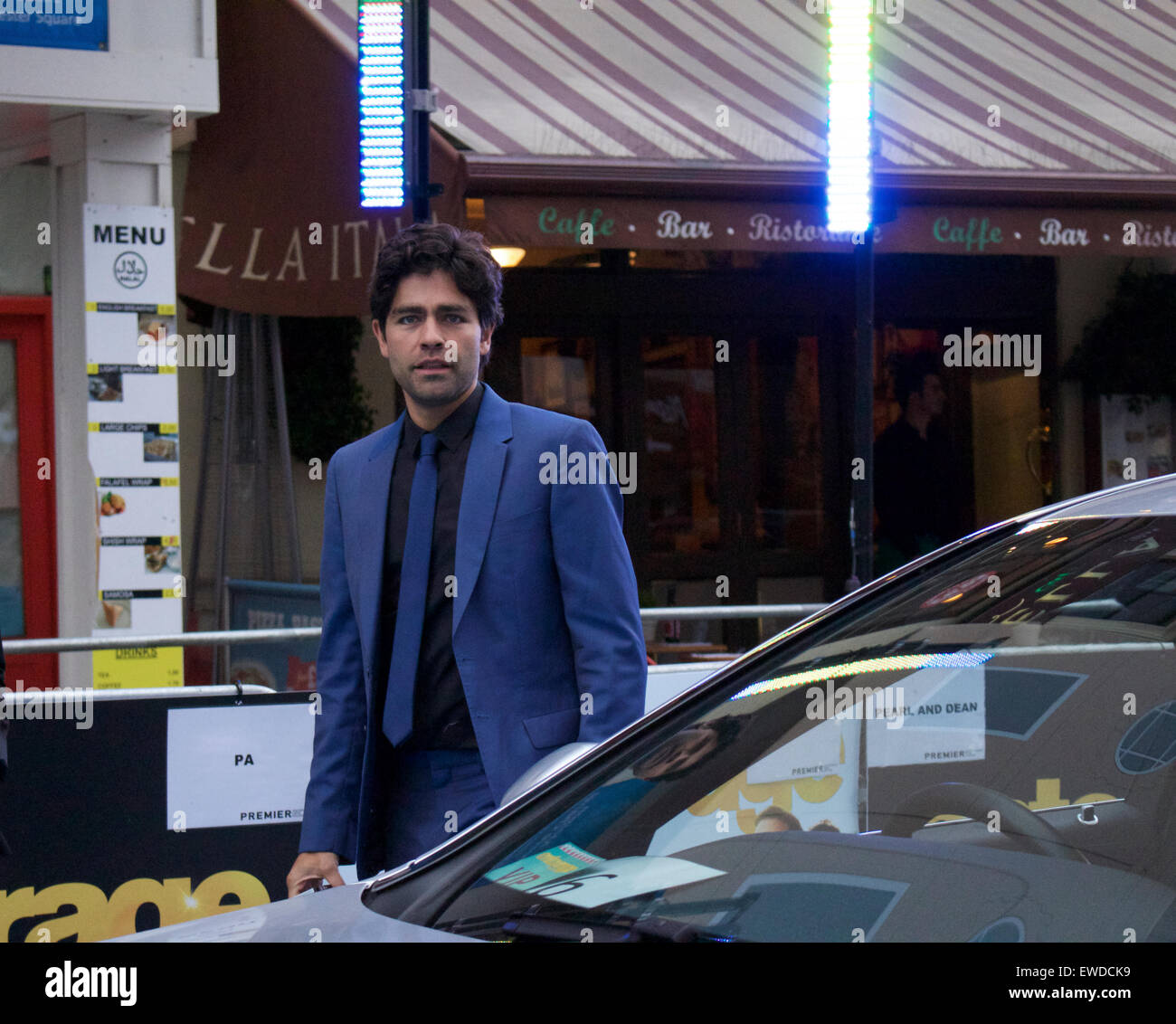 Adrian Grenier,Leicester square,London,UK,June 9 2015 Stock Photo - Alamy