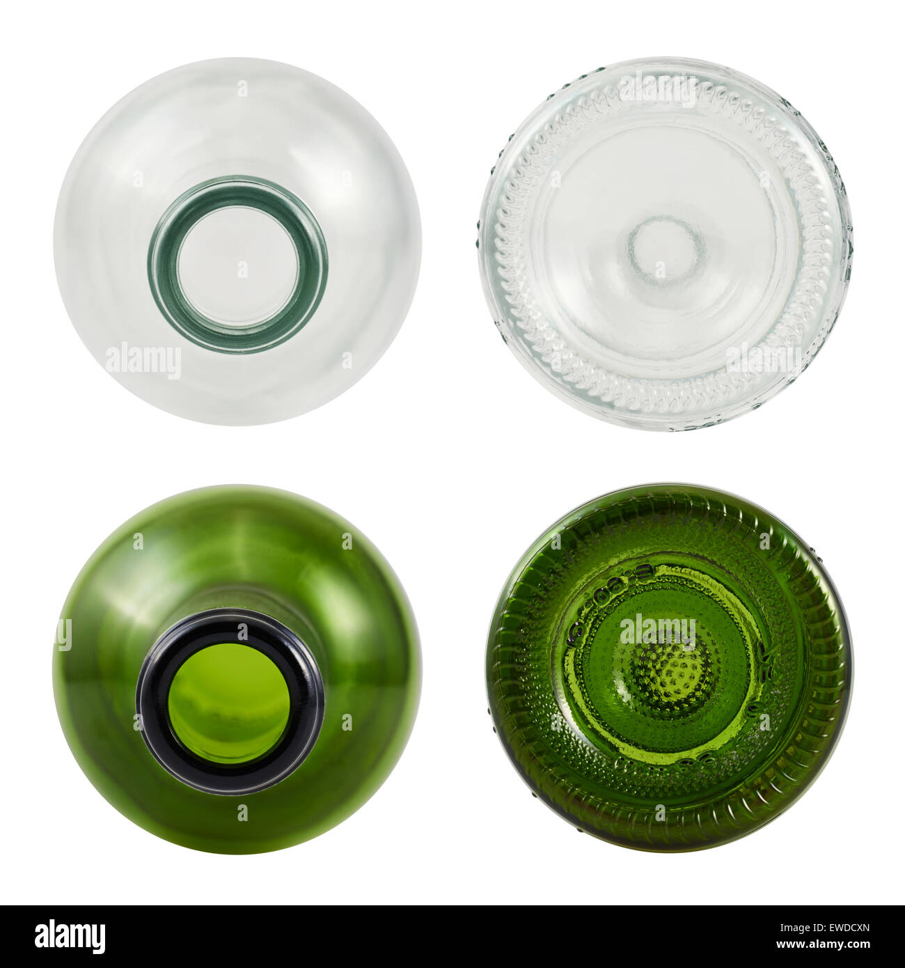 Top and bottom sides of bottle Stock Photo - Alamy