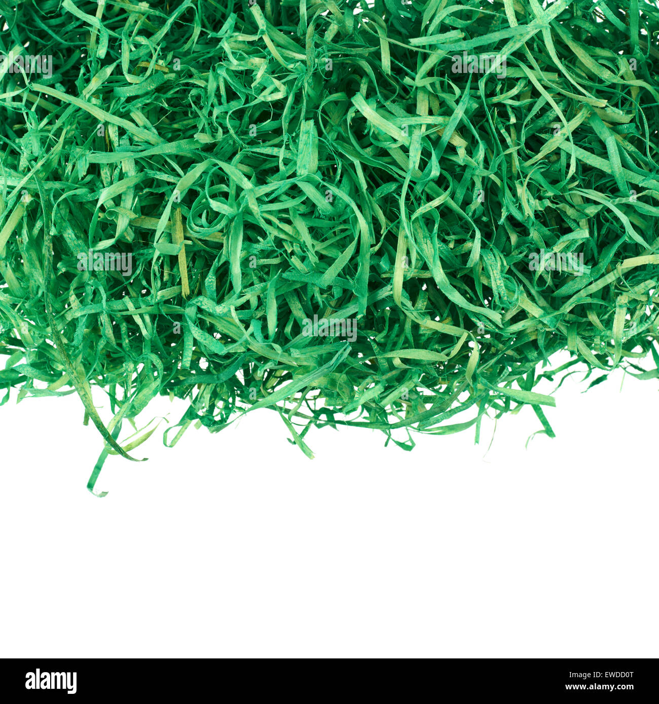 Green ribbons as artificial grass decoration Stock Photo - Alamy