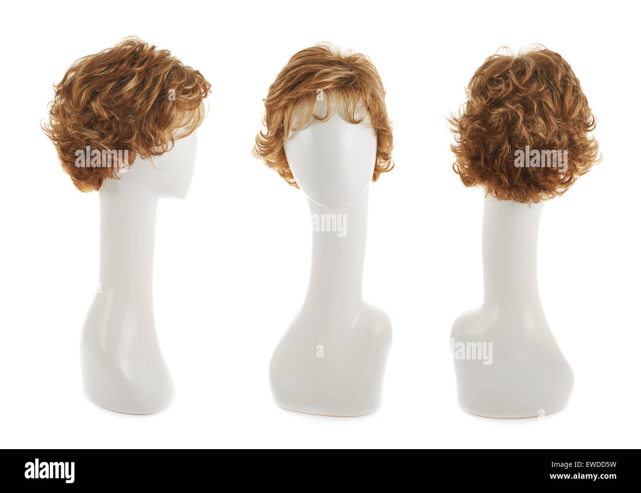 Hair wig over the mannequin head Stock Photo - Alamy