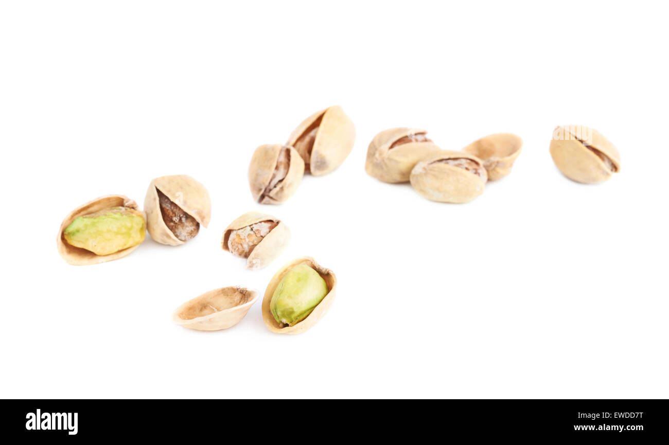 Pile of multiple pistachios isolated Stock Photo - Alamy