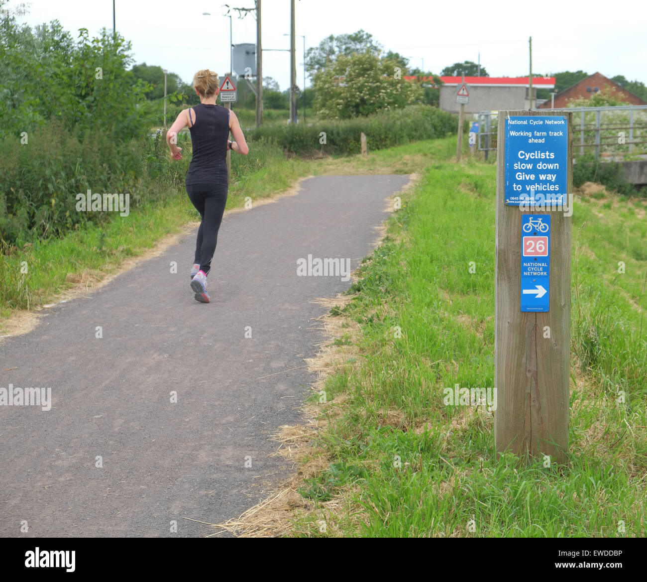 Segregated cycle track hi-res stock photography and images - Alamy