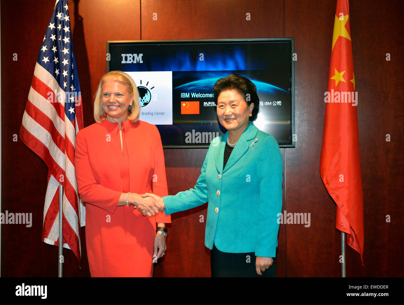 Washington Dc Usa 23rd June 2015 China S Vice Premier Liu Yandong