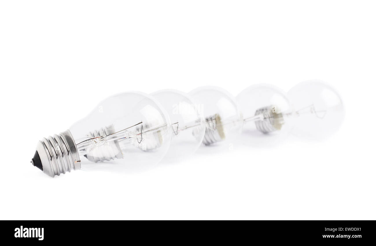 Multiple electric bulbs composition Stock Photo - Alamy