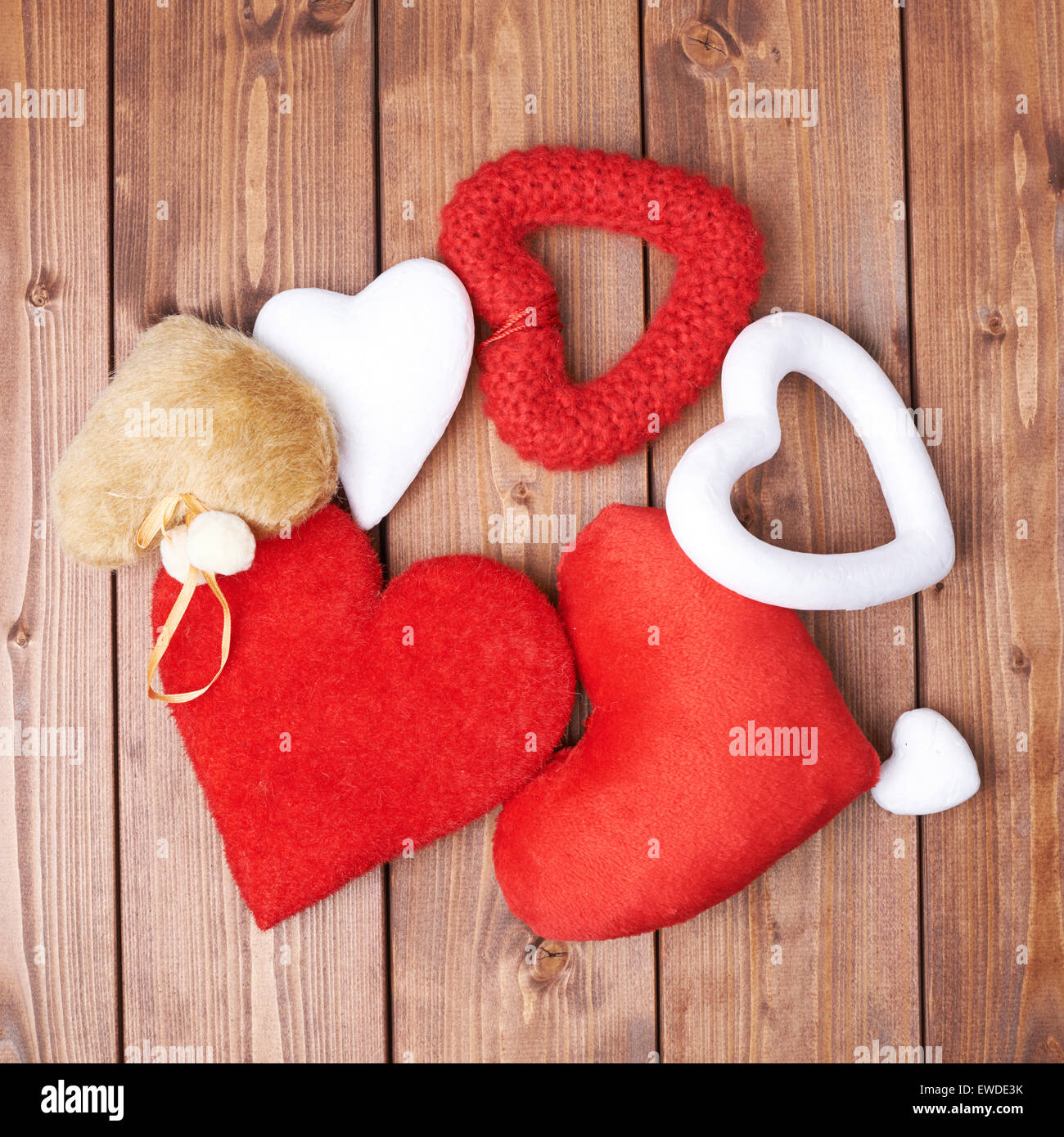 Pile of different hearts Stock Photo - Alamy