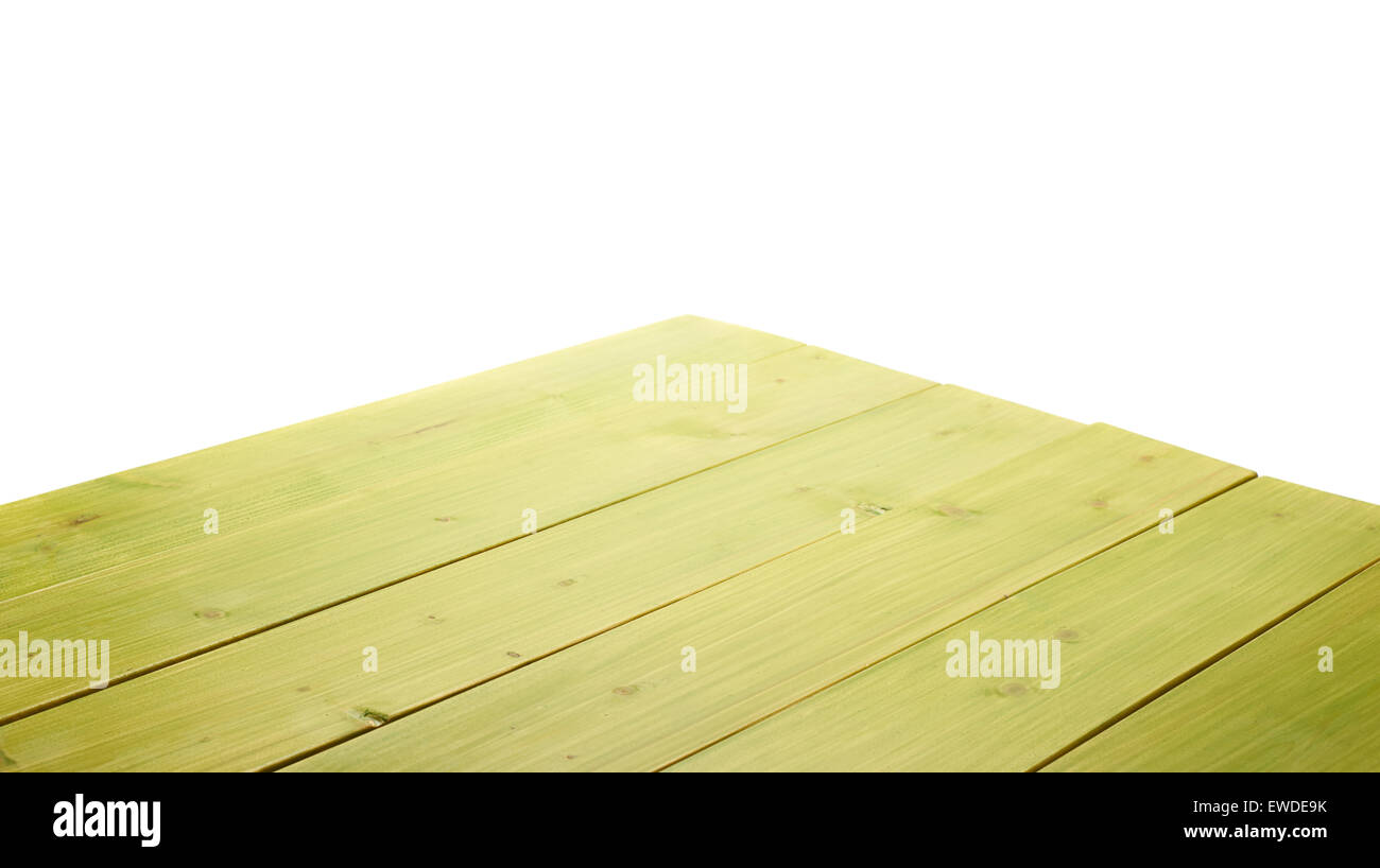 Green paint coated wooden boards Stock Photo - Alamy