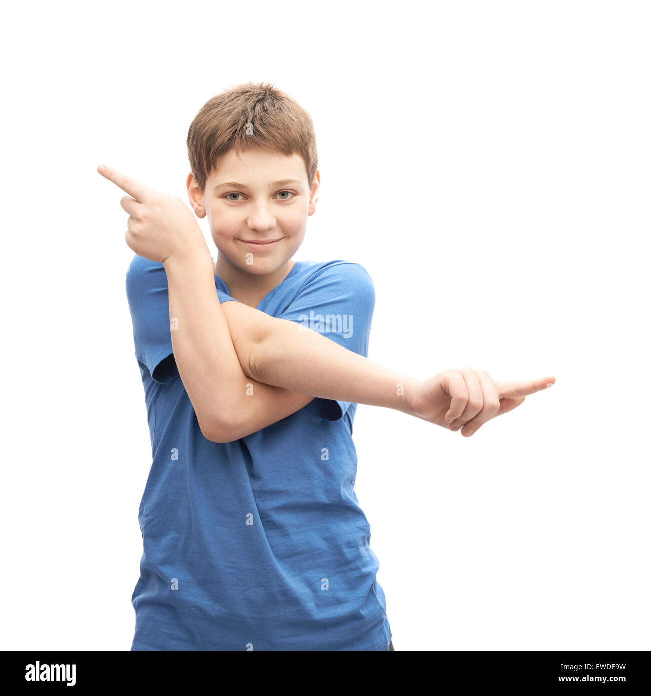 Young boy isolated Stock Photo - Alamy