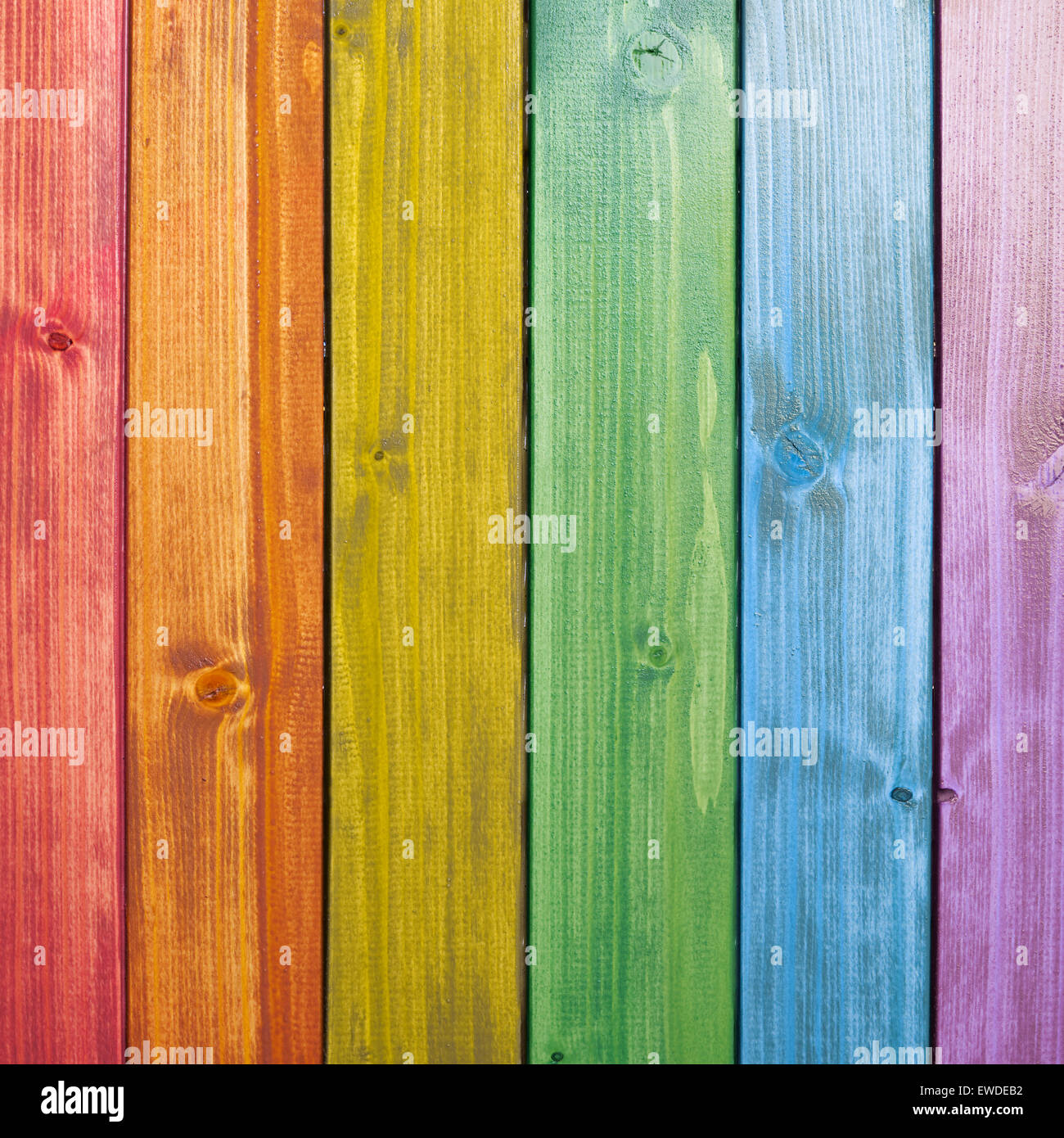Paint coated wooden pine boards Stock Photo - Alamy